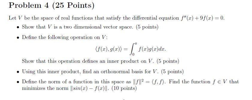 Solved I want to solve according to the Axler's Linear | Chegg.com