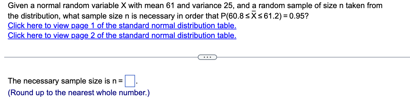 Solved Given A Normal Random Variable X With Mean 61 And 9722