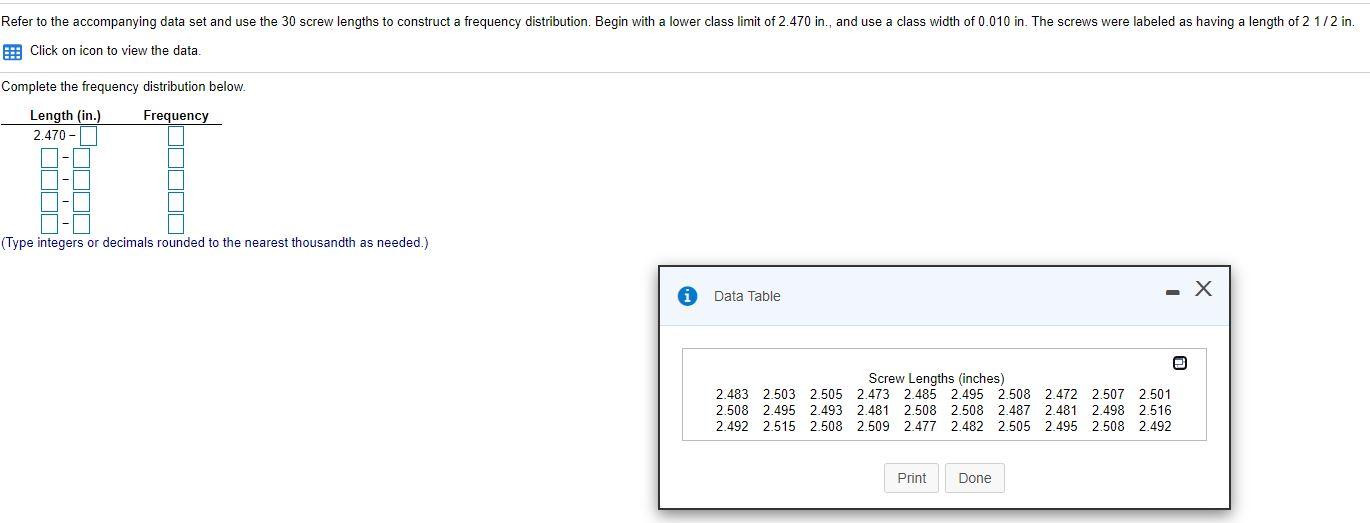 Solved Refer to the accompanying data set and use the 30 | Chegg.com
