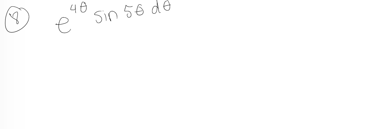 Solved 40 e Sin 56 do | Chegg.com