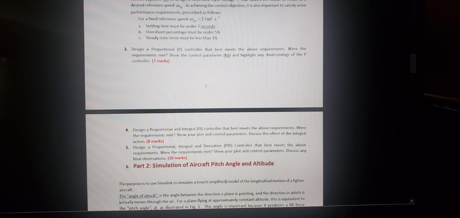 Solved Part 1: Simulation of a DC motor speed controller | Chegg.com