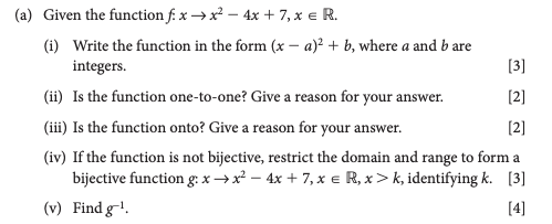 Solved code class="asciimath">(a) ﻿Given the function | Chegg.com