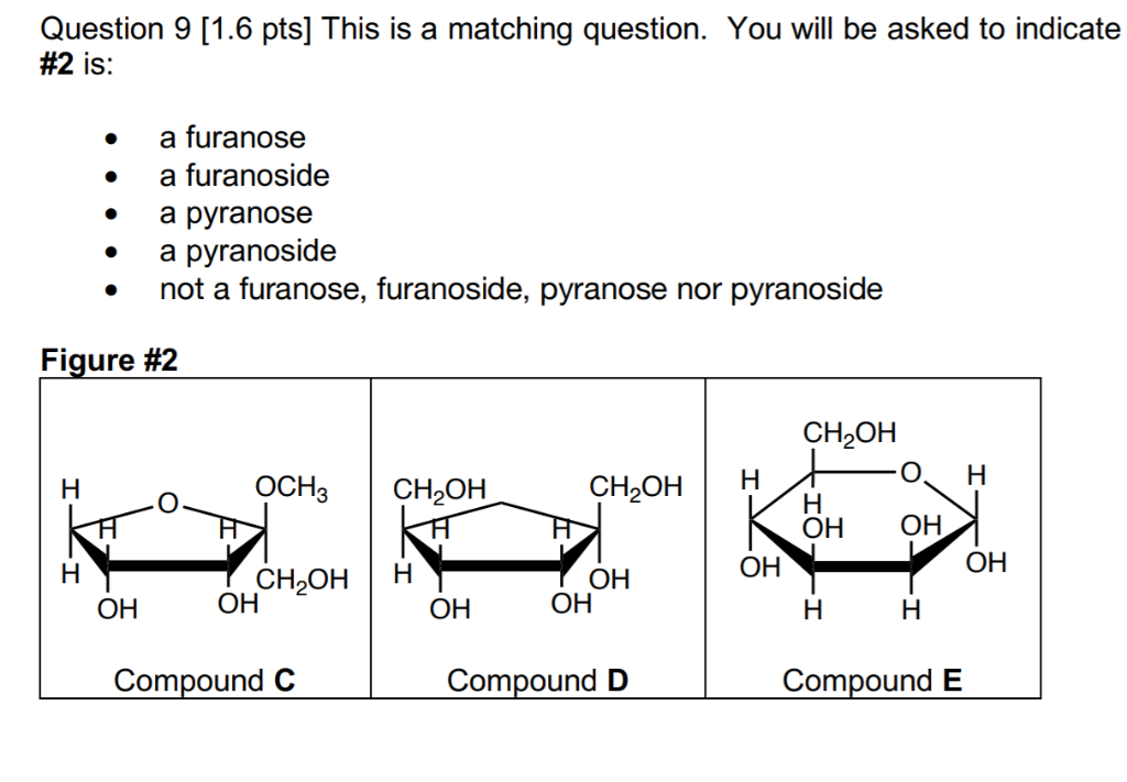 Solved Question 9 [1.6 pts] This is a matching question. You | Chegg.com