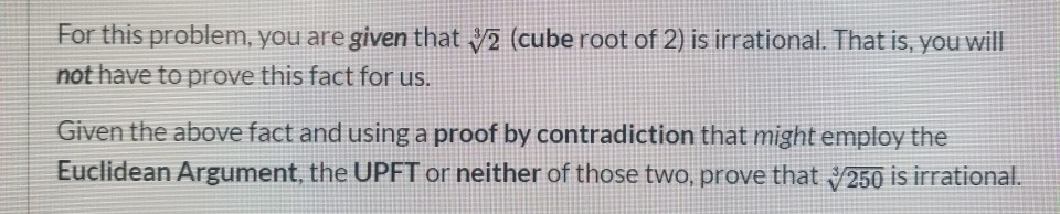 Solved For this problem, you are given that y2 (cube root of | Chegg.com