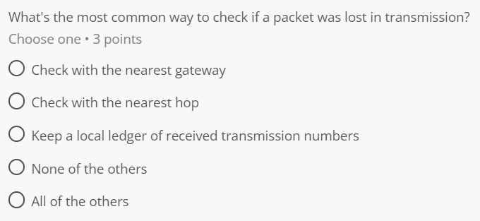 Solved A connection oriented protocol is the same as a | Chegg.com
