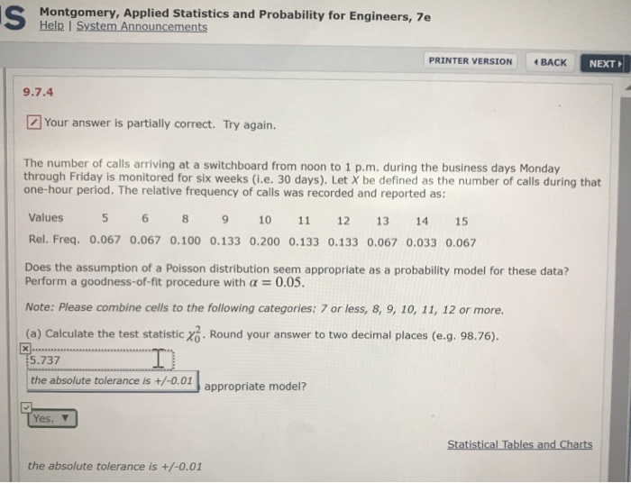 Solved Montgomery, Applied Statistics and Probability for | Chegg.com