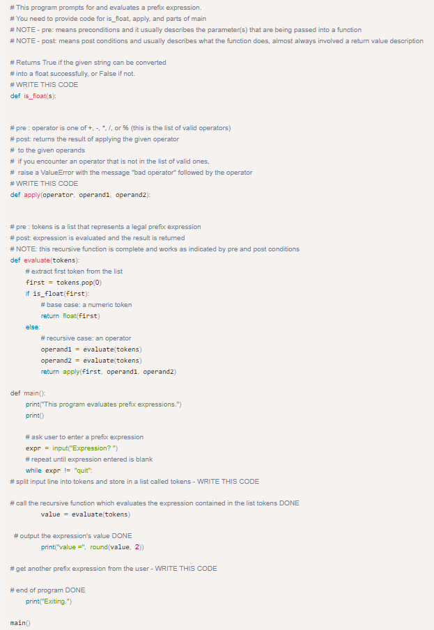 Solved Python I have done part of the program please help me | Chegg.com