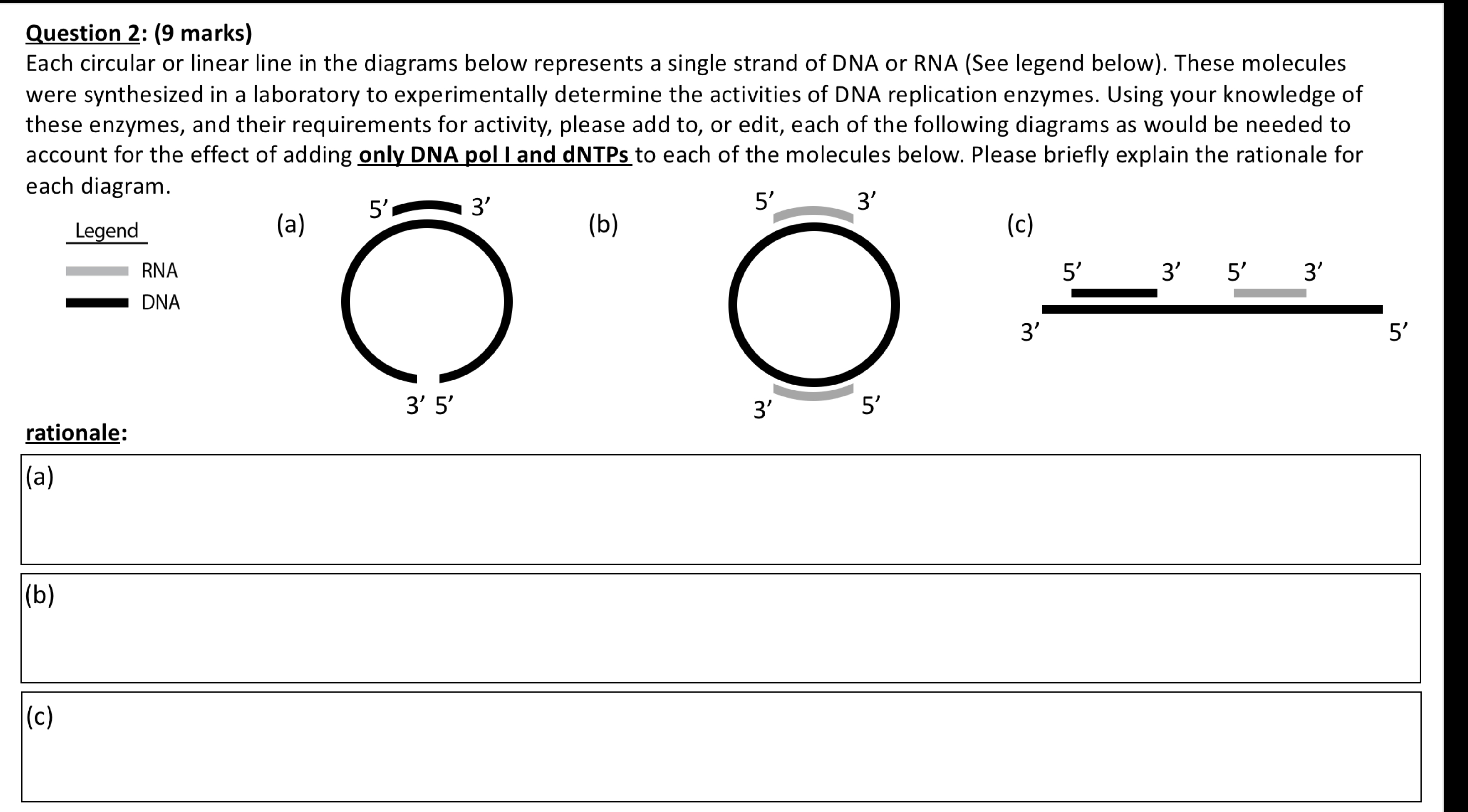 Solved Question 2: (9 ﻿marks)Each circular or linear line in | Chegg.com