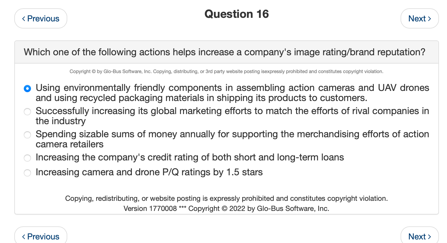 Solved Which one of the following actions helps increase a | Chegg.com