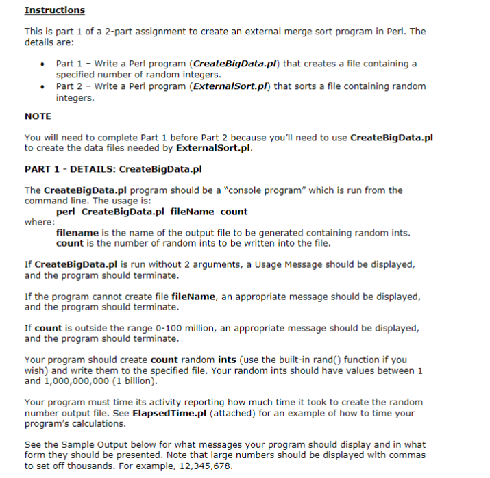 Solved By using Perl Please do this homework that has two | Chegg.com