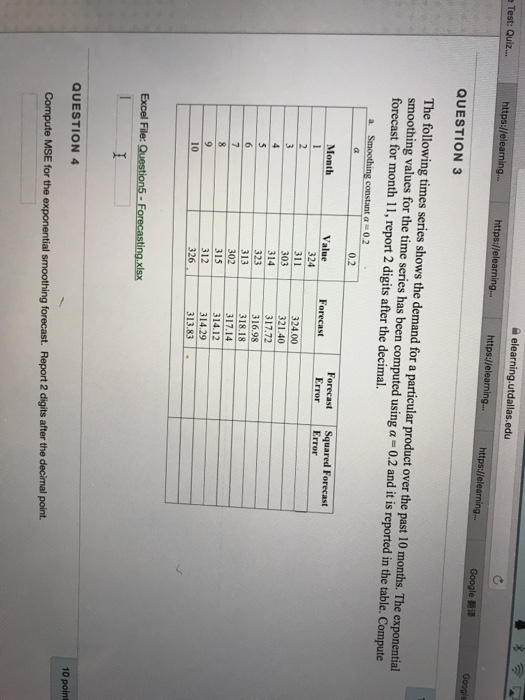 Solved a elearning.utdallas.edu https://elearning | Chegg.com