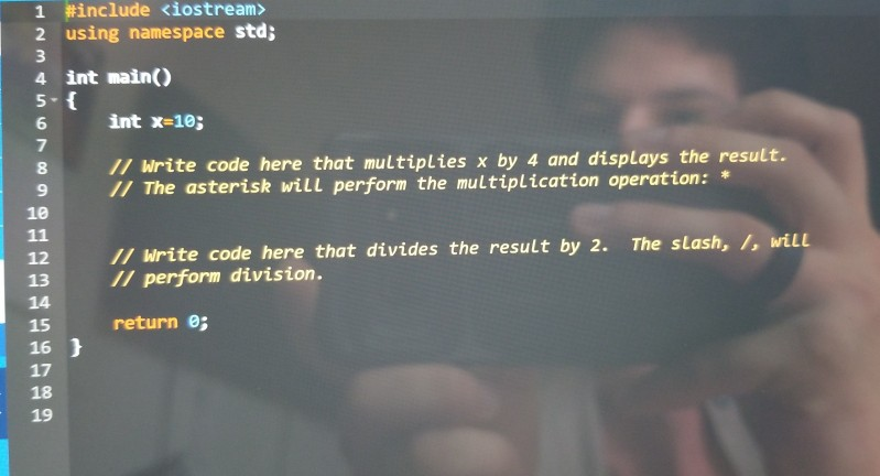 Solved Hinclude 2 using namespace std; 4 int main() 5- { | Chegg.com