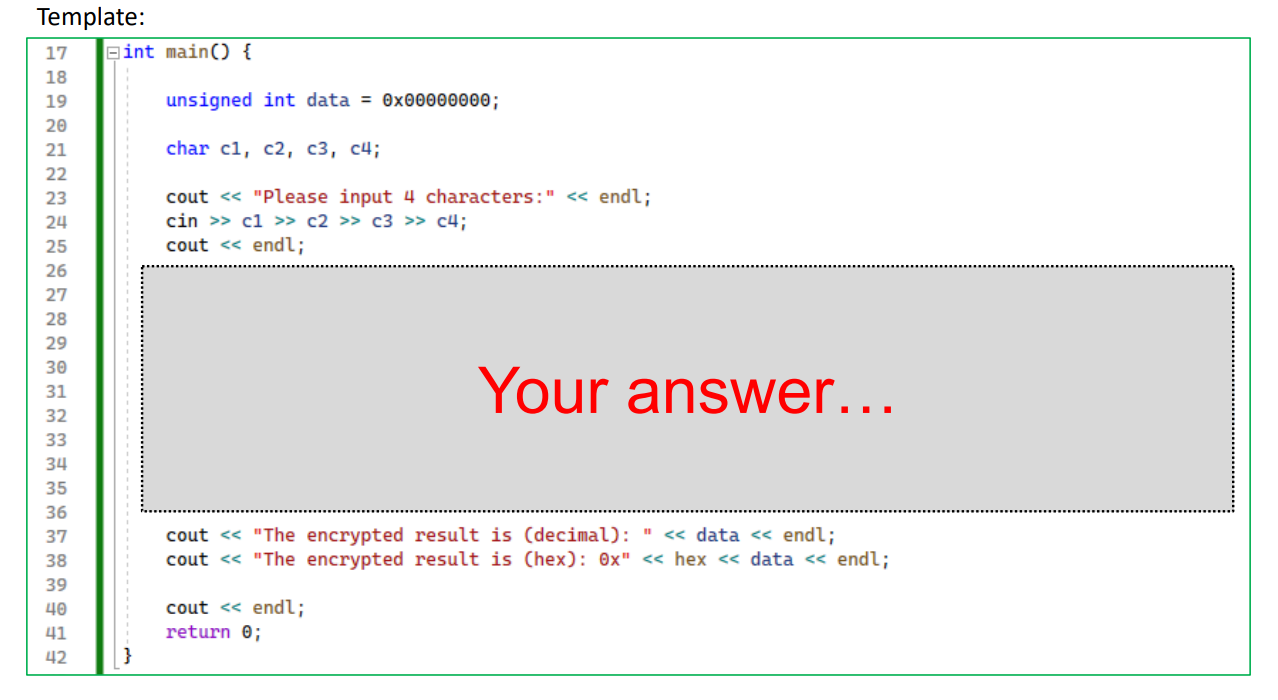 Solved - Please reference the template shown next page - Use | Chegg.com