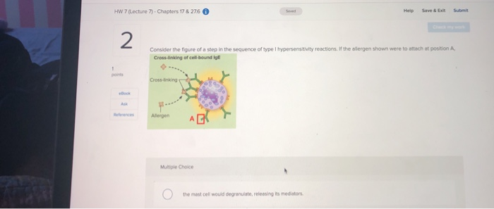 Solved HW 7 (Lecture 7)- Chapters 17&276 Help Save& Exit | Chegg.com