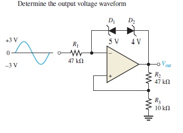 Solved Determine the output voltage waveform and find the | Chegg.com