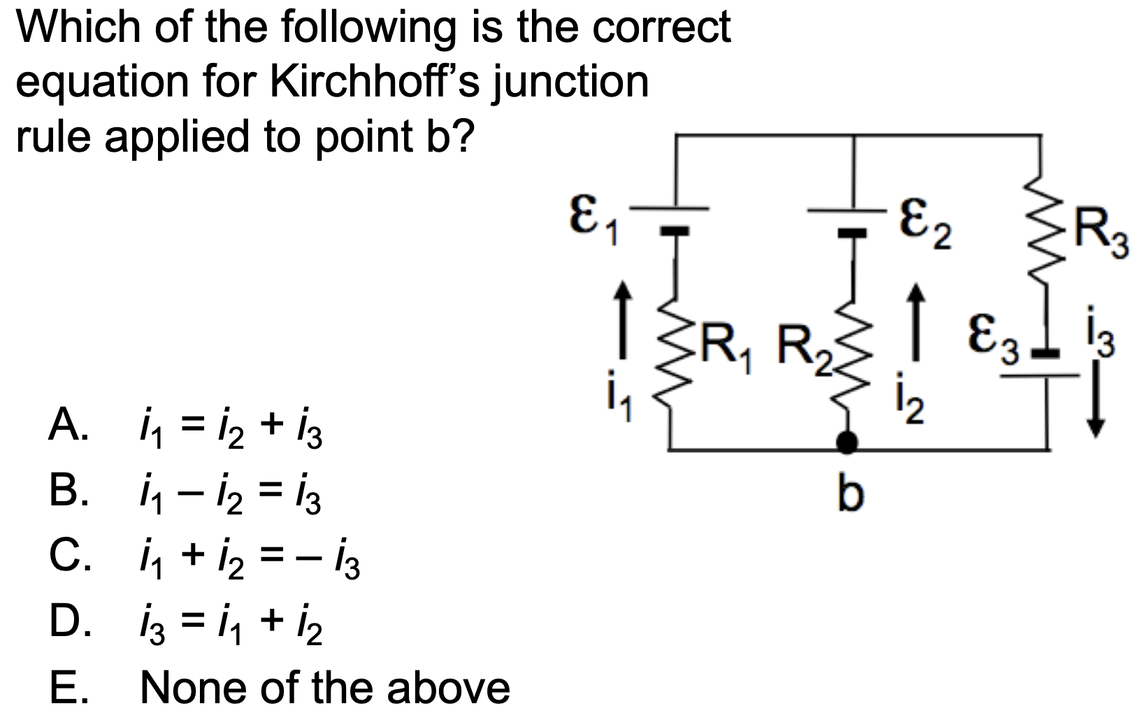 Solved Which of the following is the correct equation for | Chegg.com