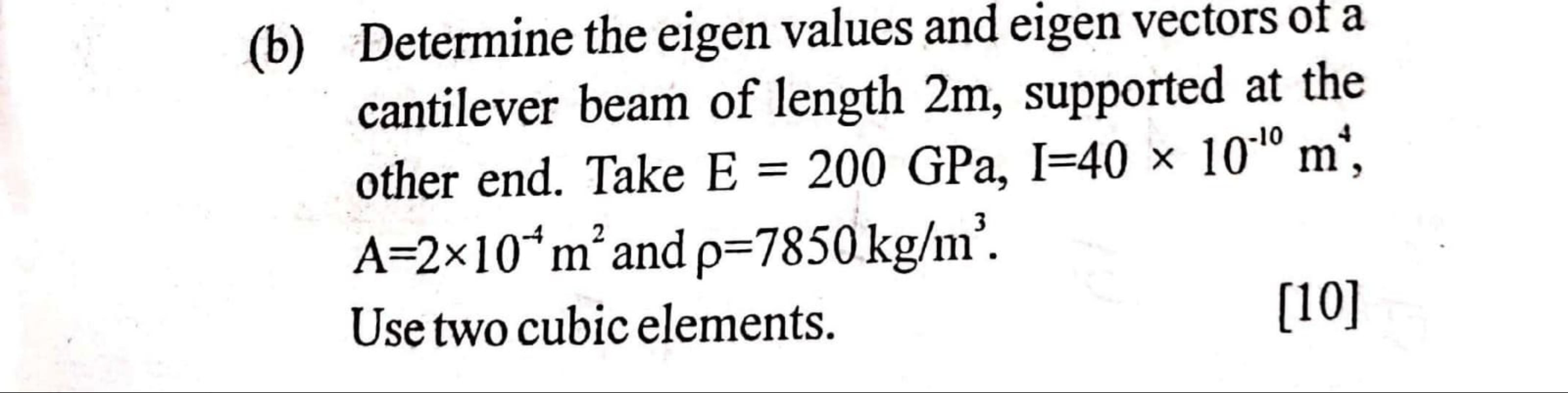 Solved Determine the eigen values and eigen vectors | Chegg.com