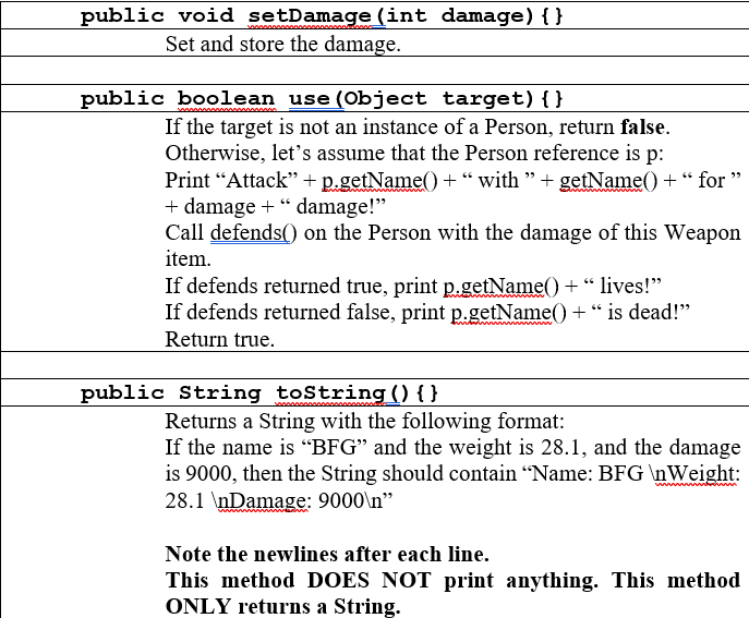 Solved Create a class named Person with the following public | Chegg.com