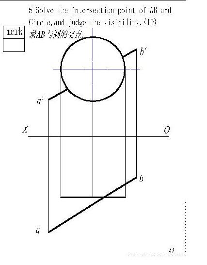 5 Solve the Intersection point of B and Circle, and | Chegg.com