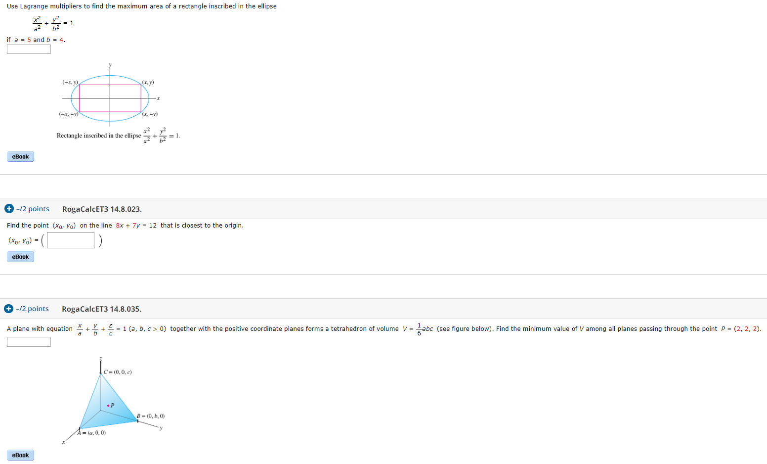 Solved Use Lagrange multipliers to find the maximum area of | Chegg.com