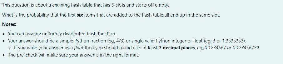 Solved This question is about a chaining hash table that has | Chegg.com