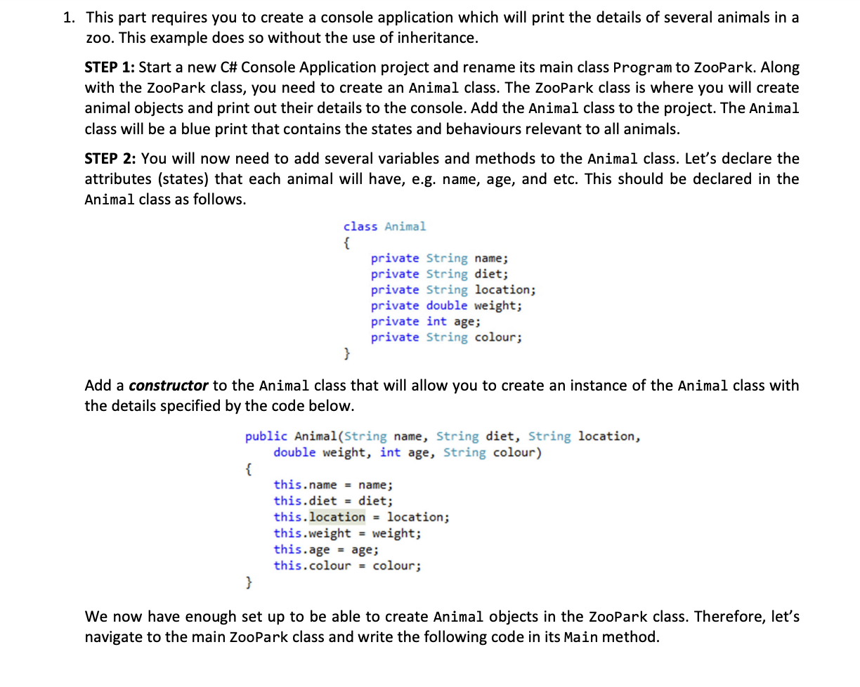 Solved STEP 5: It is time to be creative; so decide on a new | Chegg.com
