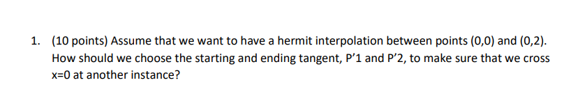 Solved 1. (10 points) Assume that we want to have a hermit | Chegg.com