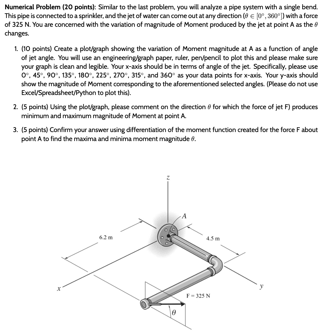 Solved Numerical Problem (20 ﻿points): Similar to the last | Chegg.com