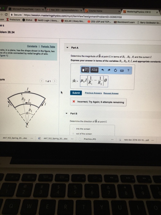 Solved 1 mec 203 Course Home C Secure pps XPrelecture | Chegg.com