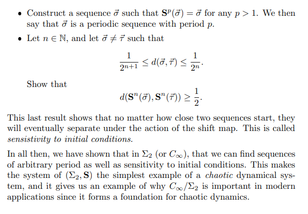 We now define the shift operator S: 82 22 which for | Chegg.com