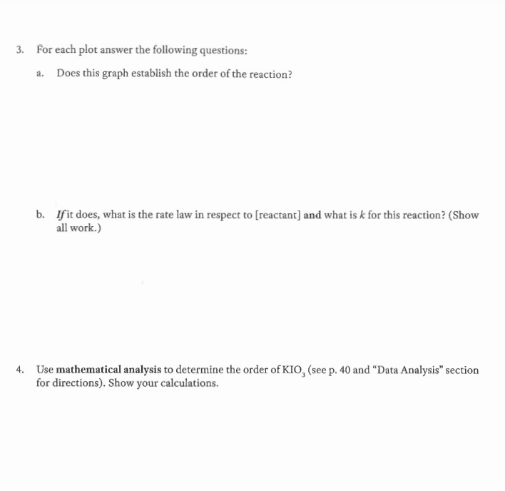 Solved 10.0 3 lab 7: The Iodine Clock: Reaction Kinetics | Chegg.com
