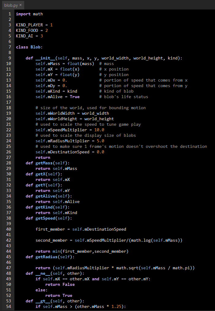 Exercise: Blob Direction Description For this | Chegg.com