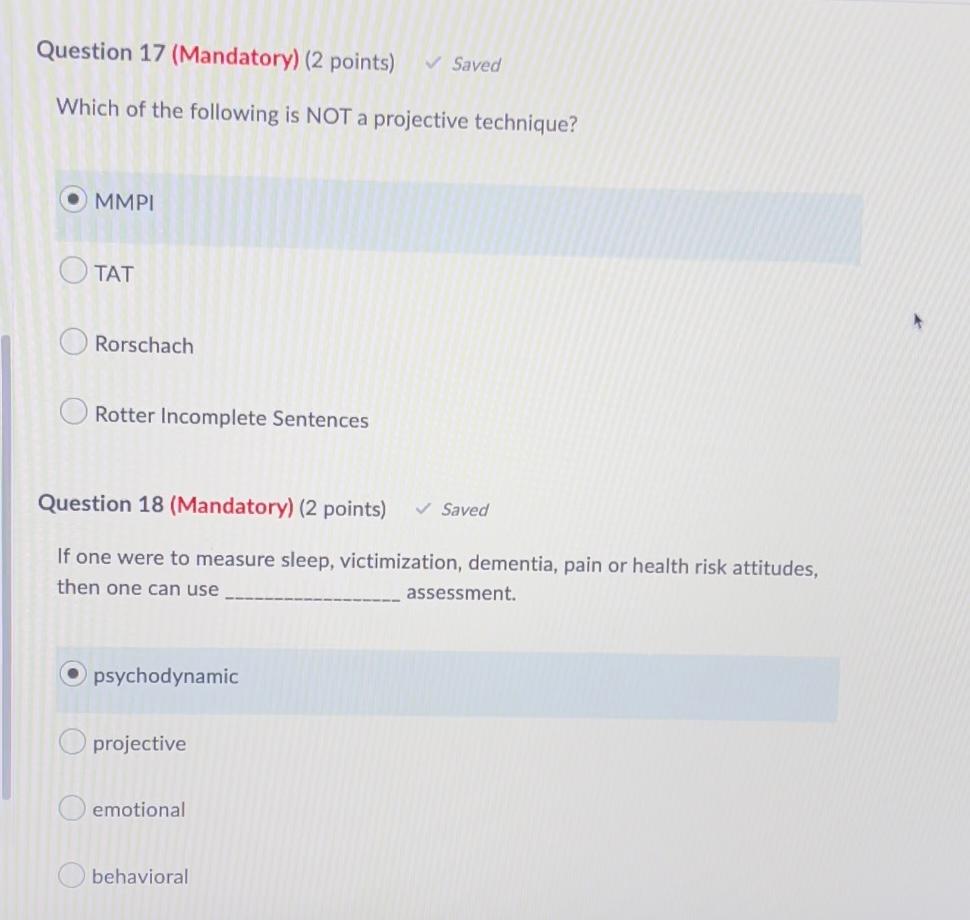 Solved Q17 - 20 Which of the follwing is not a | Chegg.com