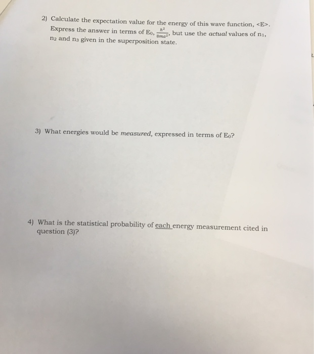 Solved The general form of the normalized eigenfunction for | Chegg.com