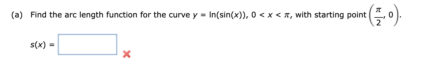 Solved (a) Find the arc length function for the curve | Chegg.com