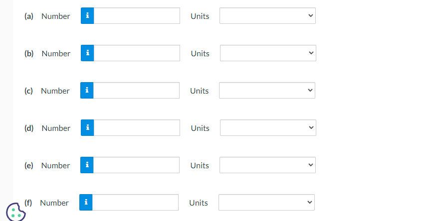 Solved (a) Number Units (b) Number Units (c) Number Units | Chegg.com