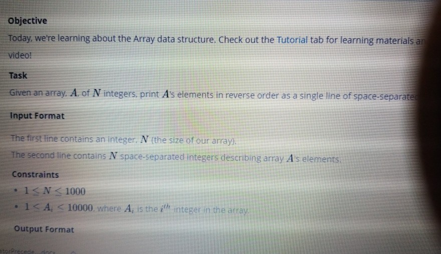 Solved Objective Today, we're learning about the Array data | Chegg.com