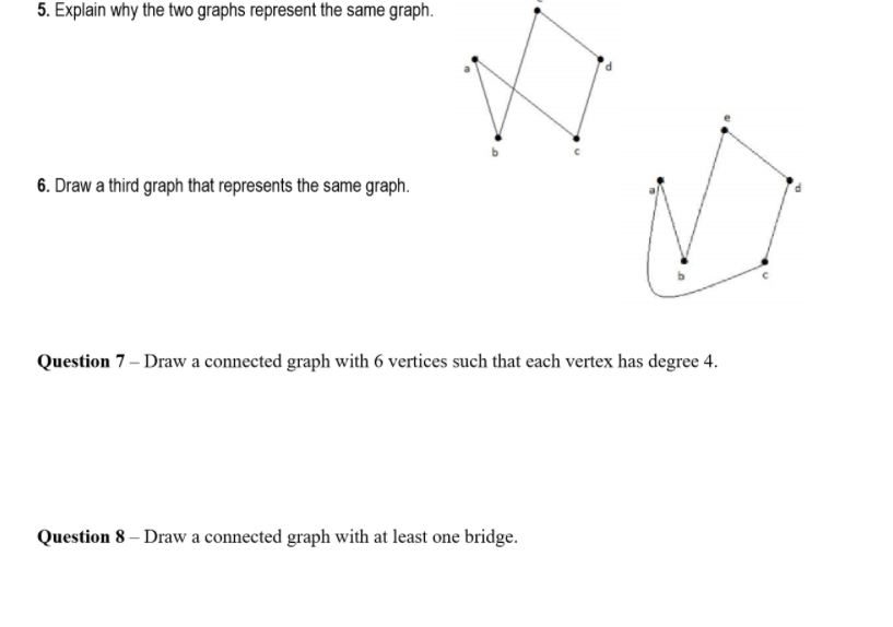 Solved A B Questions 1 - 4: Use the following graph. 1. | Chegg.com