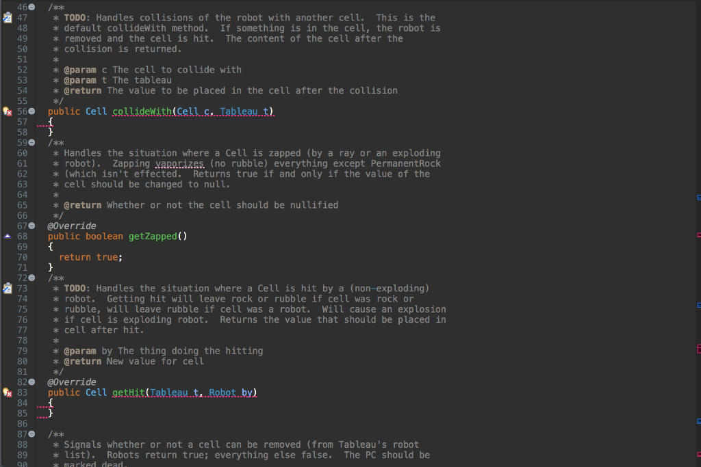 6 public class Robot extends Character { protected | Chegg.com