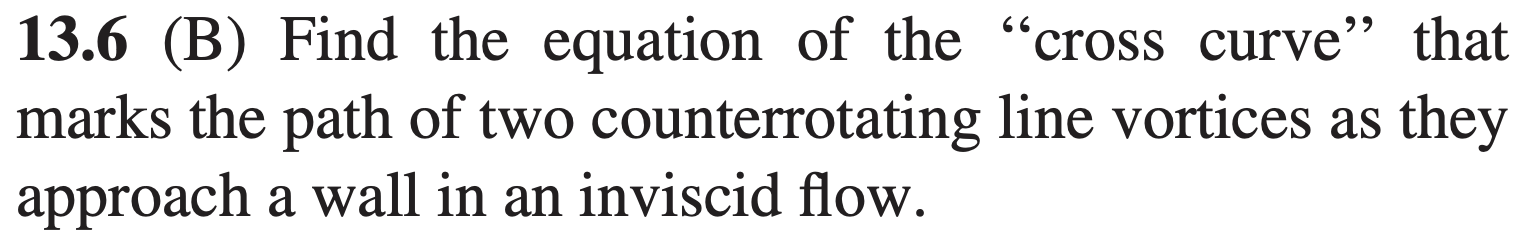 Solved 13.6 (B) Find the equation of the "cross curve" that | Chegg.com