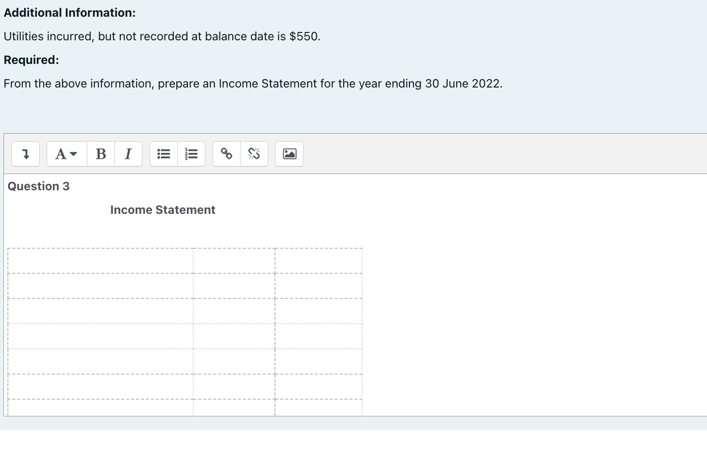 Solved Question 3 (10 marks) June 2022. Adaitional | Chegg.com
