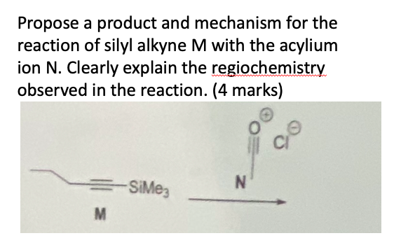 Solved Propose a product and mechanism for the reaction of | Chegg.com