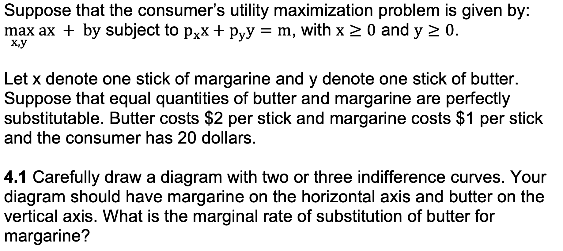 Suppose that the consumer's utility maximization | Chegg.com
