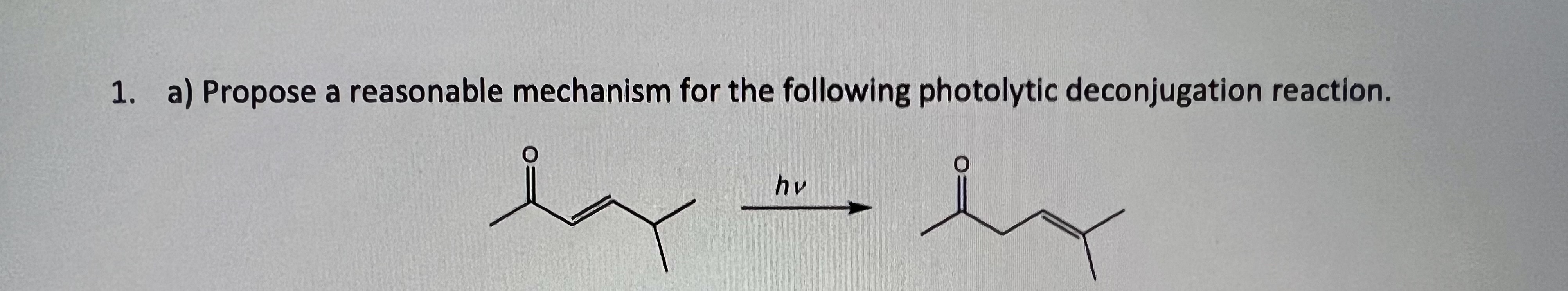 Solved a) Propose a reasonable mechanism for the following | Chegg.com