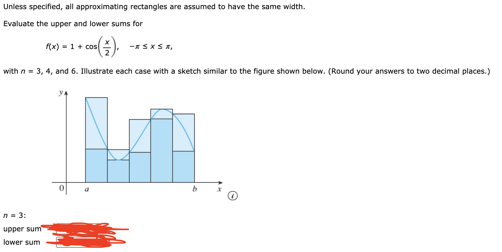 Solved Unless specified, all approximating rectangles are | Chegg.com Solved Unless specified, all approximating rectangles are | Chegg.com