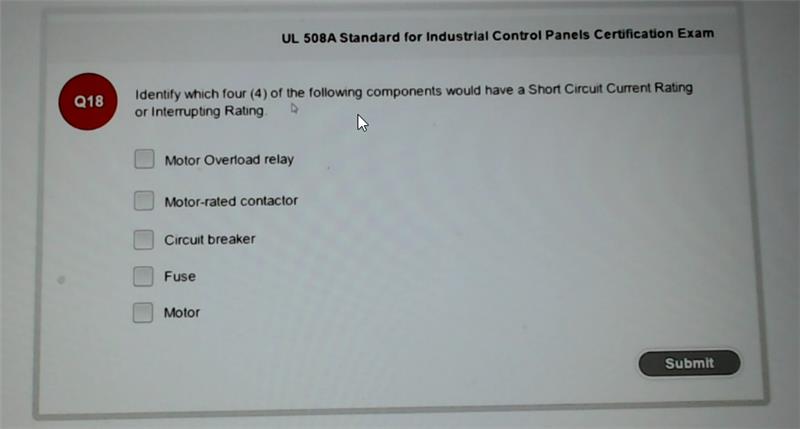 When determining the Short Circuit Current Rating of | Chegg.com