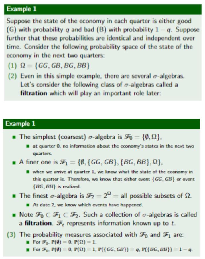 Solved Problem Set 1 Problem (An extension of Example 1 of | Chegg.com