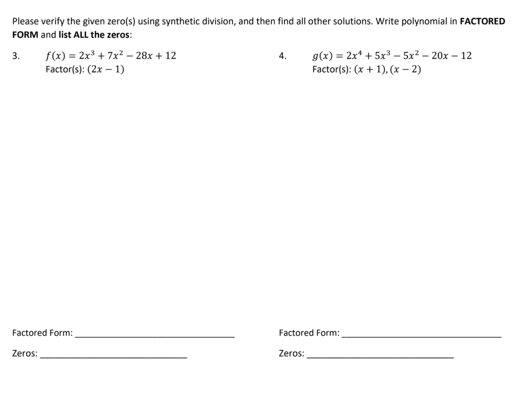 Solved Name: Precalc 2.3 Rational Root Theorem 1. Please | Chegg.com