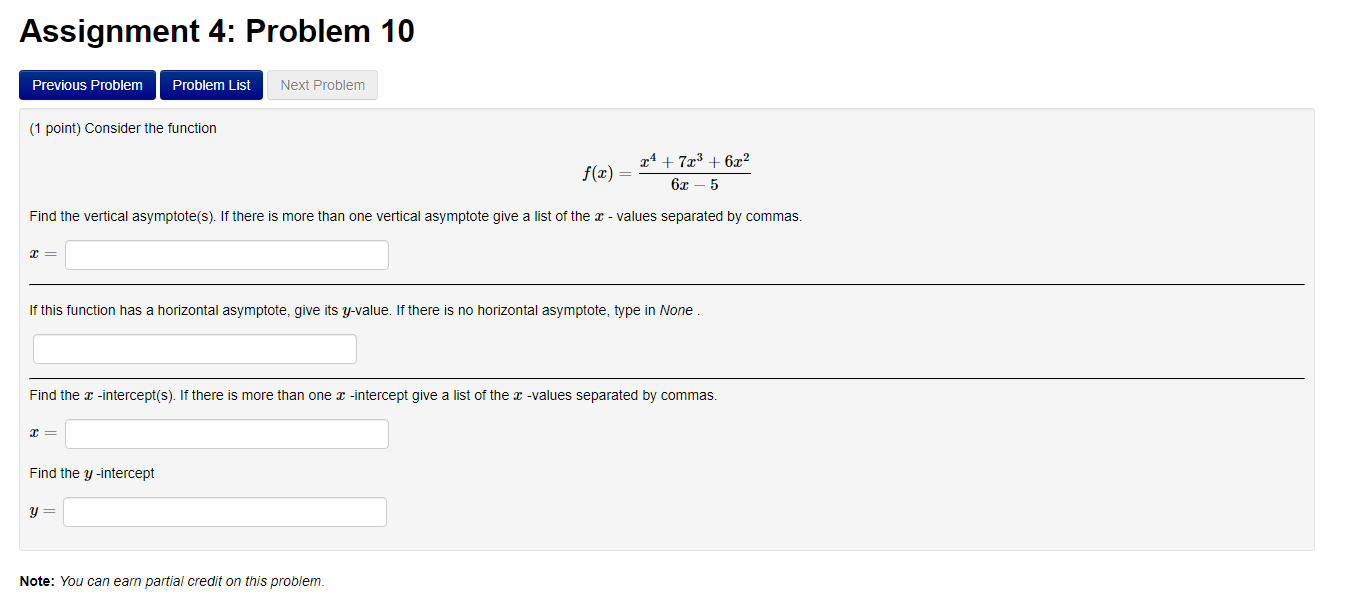 Solved Assignment 4: Problem 10 Previous Problem Problem | Chegg.com