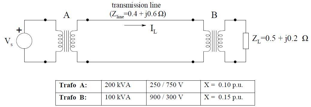 Solved A single phase transformer circuit is given below. | Chegg.com